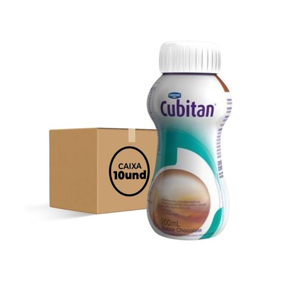 Cubitan chocolate 200ml (cx c/10 unds) - danone - Multivitamínico ...