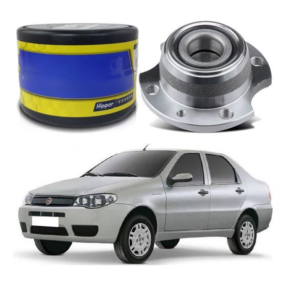 Cubo De Roda Traseiro Hipper Siena 1.0 1.4 1.8 2005 A 2010 - Hipper Freios - Cubo de Roda Carro ...