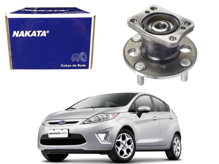 Cubo de roda traseiro nakata ford new fiesta mexicano 1.6 com abs 2011 ...