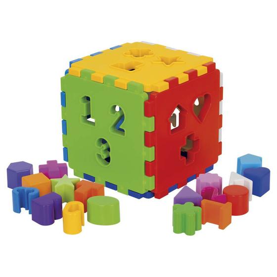 Cubo didático MercoToys - Brinquedos Educativos - Magazine Luiza