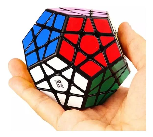 Cubo Mágico Megamix 12 Faces Pentagonais Qiyi Profissional - Cubo ...