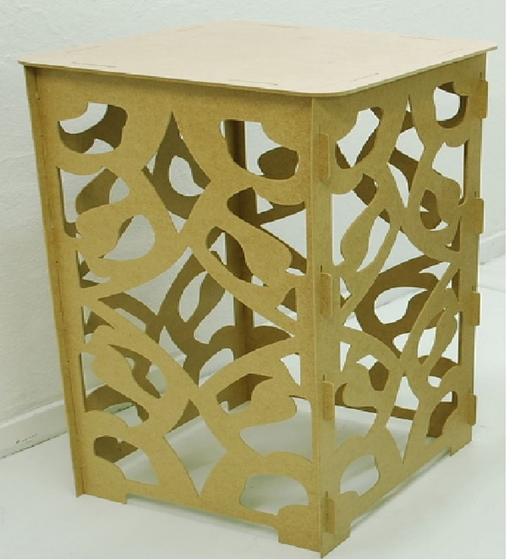 Cubo provençal arabesco em mdf para festa, desmontável - Kamora Artes ...