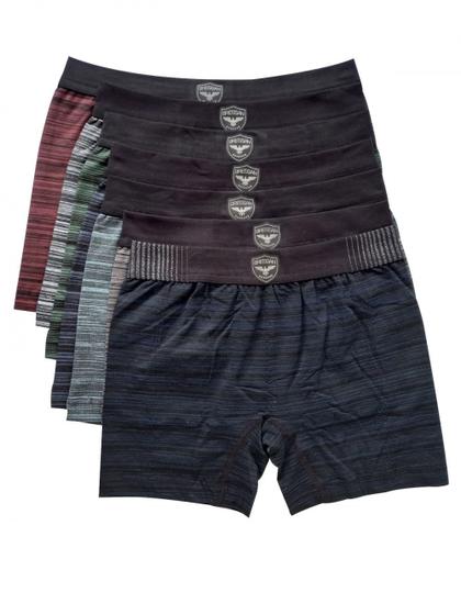 Cueca Boxer Sem Costura Bressan Microfibra Brasão Kit Com 6 - Cueca ...