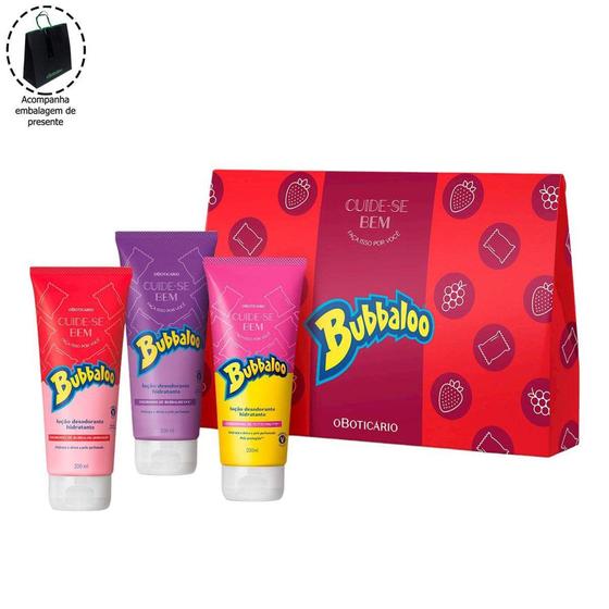 Cuide-se Bem Bubbaloo Kit Presente O Boticário - Kit de Perfume ...