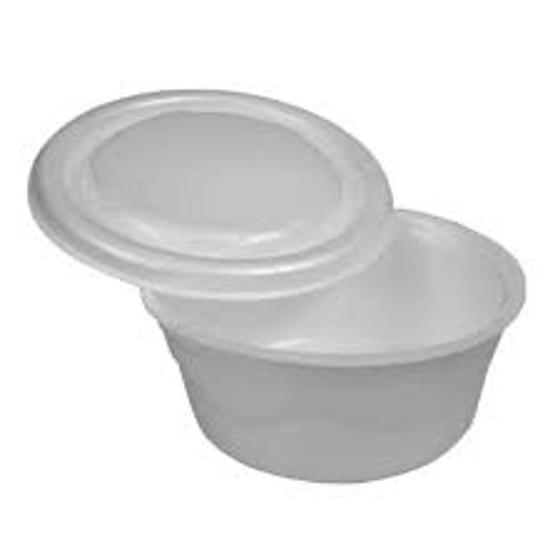 Cumbuca de isopor 500 ml base e tampa 100 unidades p/açaí/caldos ...
