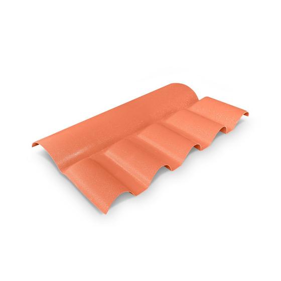 Cumeeira Articulada PVC Colonial 88cm Lux Telhas Ceramica - Telha ...