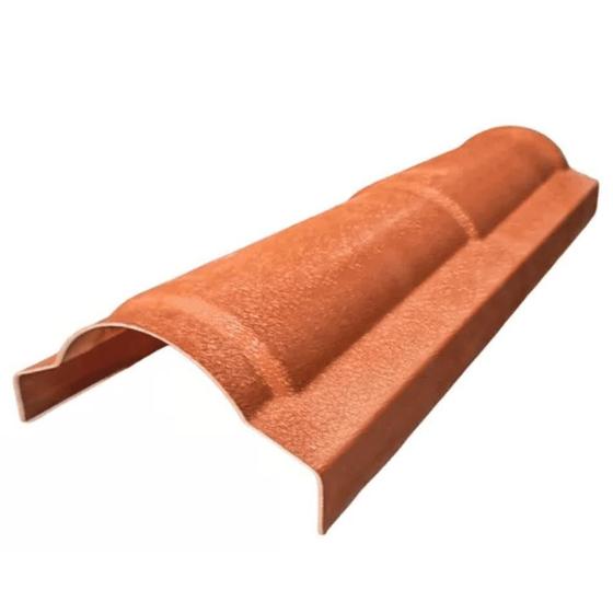 Cumeeira Pvc Lisa Terracota - Lux Telhas - Telha - Magazine Luiza