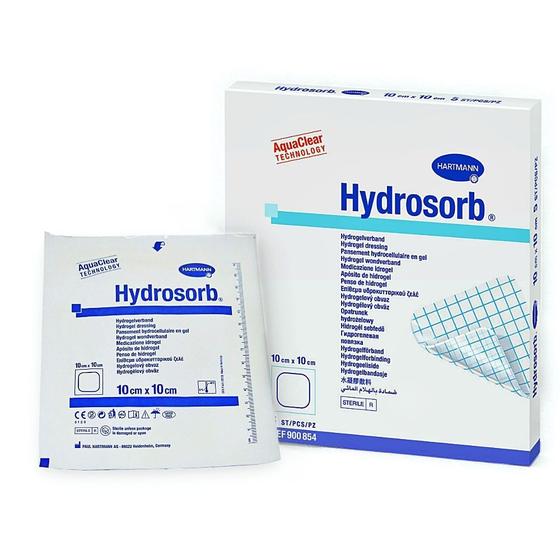Curativo De Hidrogel Hydrosorb Hartmann - Transparente - 10X10Cm ...