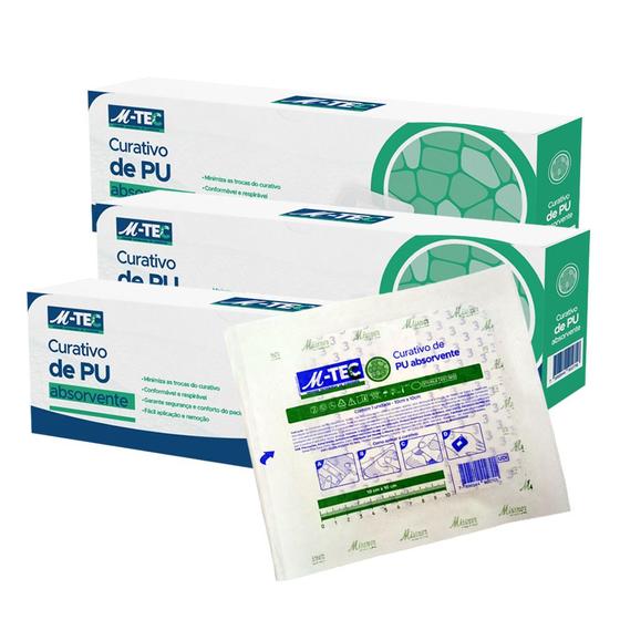 Curativo de PU Absorvente 10cm x 10cm (MISSNER) - 30 Unidades - Curativo - Magazine Luiza