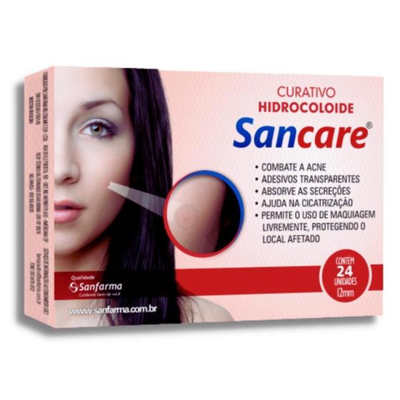 Curativo Hidrocolóide Para Acnes E Espinhas - 24 Unidades - Sanfarma ...