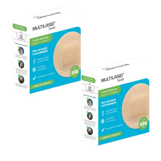 Curativo Redondo Pequenos Ferimentos 1000Und bandeide - MULTILASER ...