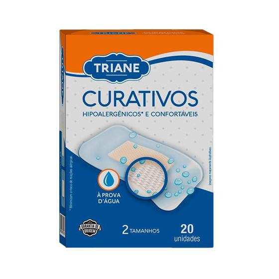 Curativos Triane À Prova D'água Tamanho 2 - 20 Unidades - Curativo ...