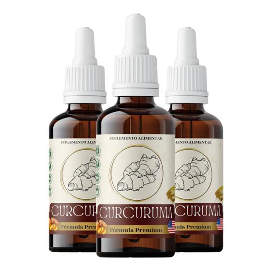 Cúrcuma Gotas Extrato de Curcumy Longa 3un - Curcuruma - Fitoterápicos ...