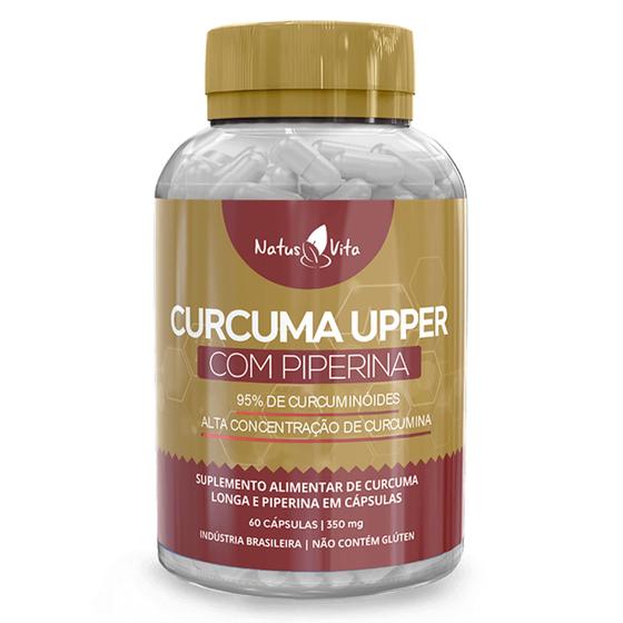 Curcumina 95% De Curcuminóides Com Piperina. 60 Cáps - NatusVita ...