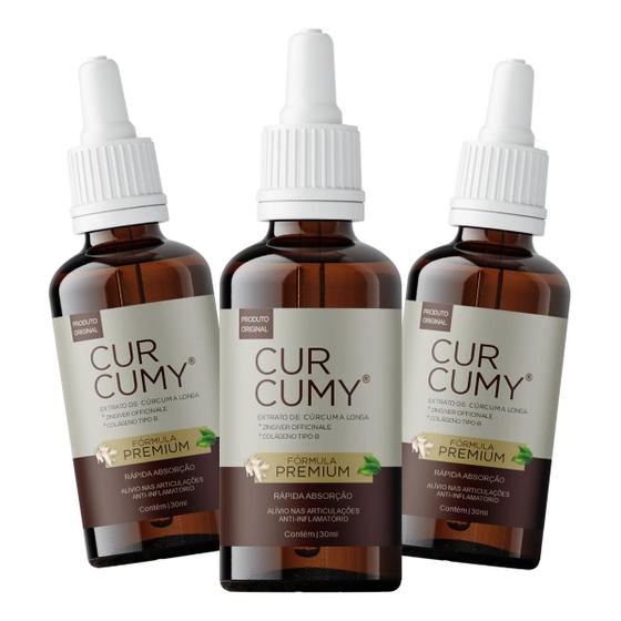 Curcumy 3 Frascos Extrato Original 90ml - Fitoterápicos - Magazine Luiza