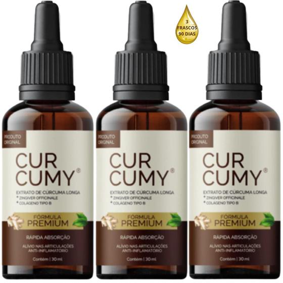 CurCumy Alívos na dores das juntas Kit 3-3 Meses Tratamento - Cur Cumy ...
