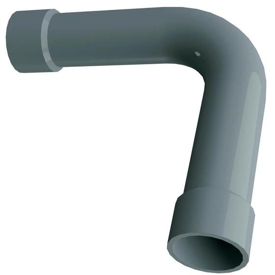 Curva 90 em Pvc Eletroduto Condulete Top 3/4" Cinza - Tigre - Conexão Hidráulica Curva ...