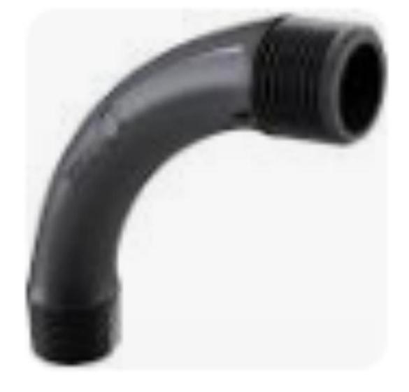 Curva 90 Em Pvc Eletroduto Roscável 3/4" Preta - TIGRE AGUA - Conexão Hidráulica Curva ...