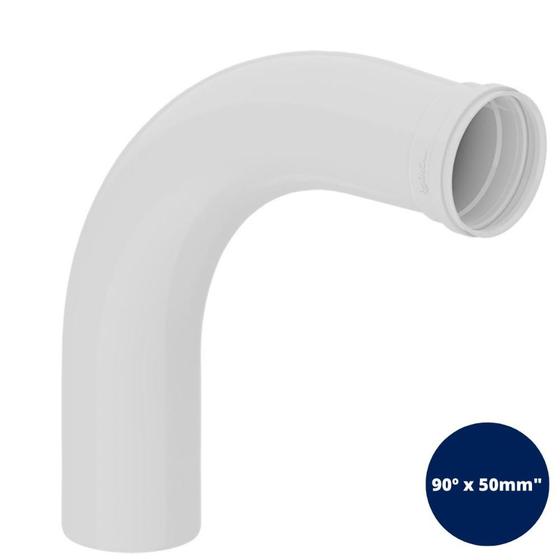 Curva 90 Longa para Esgoto 50mm Branca - TIGRE - Curva para Esgoto - Magazine Luiza