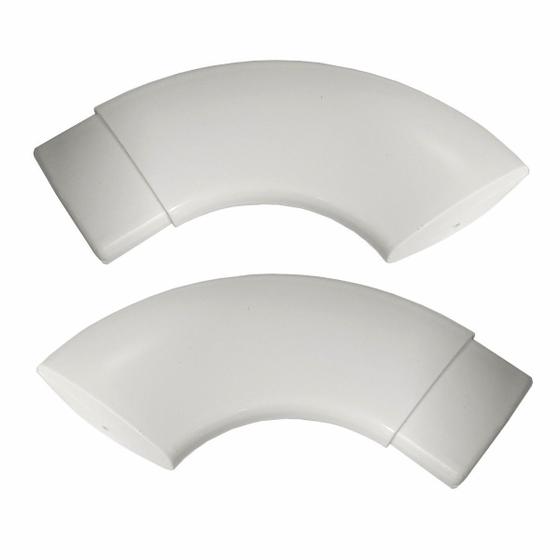 Curva Para Corrimão Chato De Nylon - 01 Par - Solução e Cia - Outros ...