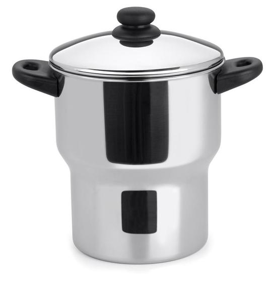 Cuscuzeira Grande Fogão Indução Inox 3L Forma - Forma Inox - Cuscuzeira ...