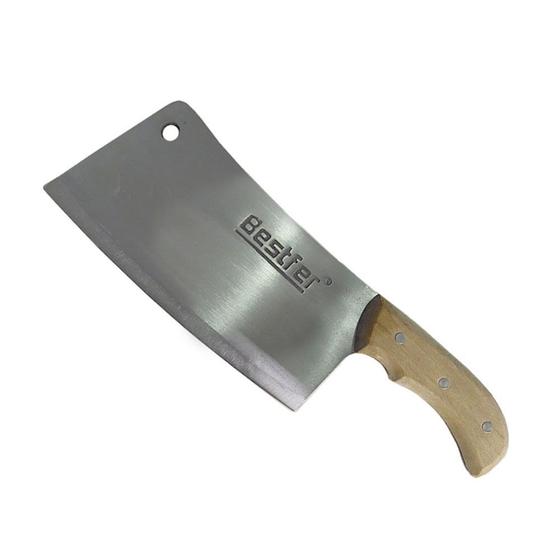 Cutelo Tipo Artesanal Aço Manganês 8,5 Pol Full Tang 21,5cm Lâmina De ...