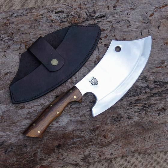 Cutelo Vikings Medieval, Aço Inox 420 Espelhado Fulltang, Artesanal ...