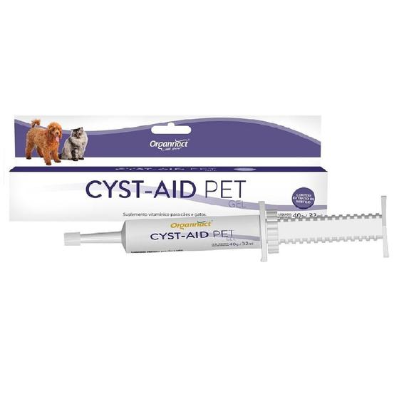 Cyst-Aid Gel Pet - 35 g / 27 ml - Organnact - Nicho / Cubo para Parede ...