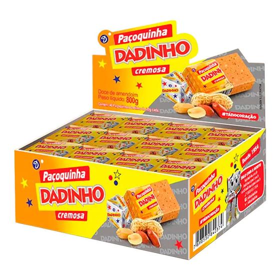 Dadinho Paçoquinha Cremosa 800g - Dizioli - Paçoca - Magazine Luiza