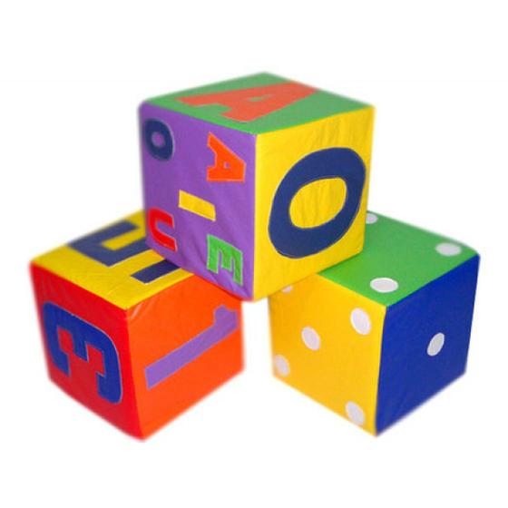 Dado Cubo Dadão Educativo Pedagógico tema Números 25cmx25xcm ...