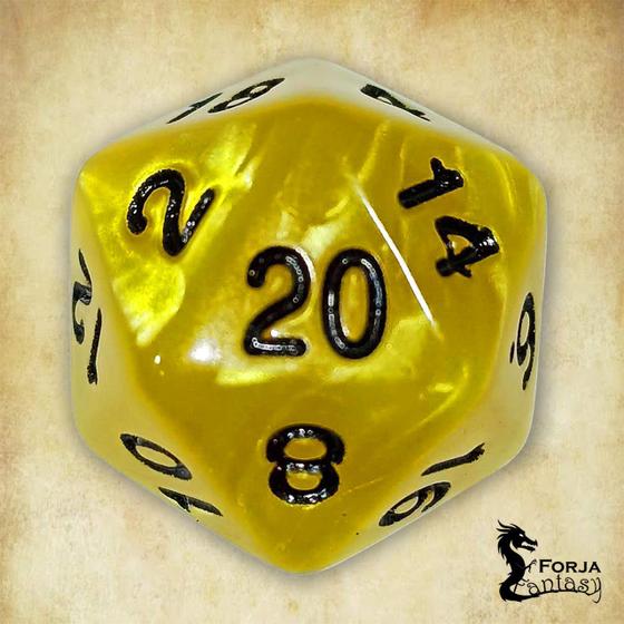 Dado D20 Marmorizado - RPG - T&G - Dados - Magazine Luiza