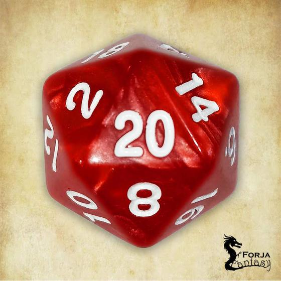 Dado D20 Marmorizado - RPG - T&G - Dados - Magazine Luiza