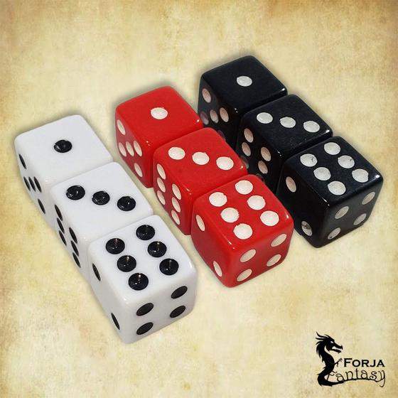 Dado D6 - 16mm - RPG - T&G - Jogos - Magazine Luiza