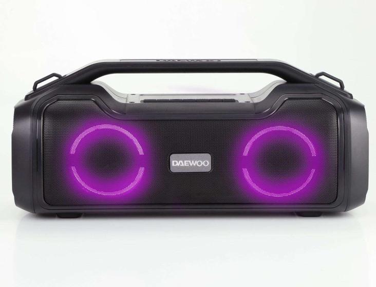 Daewoo Caixa de Som Portátil Bluetooth Power Boombox 200W - Caixa de ...
