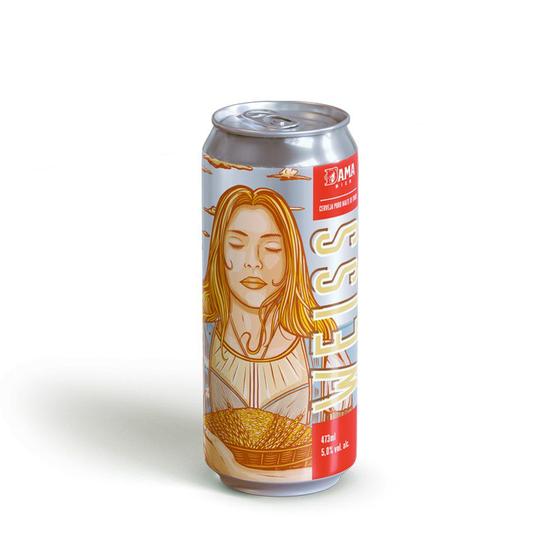 Dama Weiss - Lata 473ml - Dama Bier - Cerveja - Magazine Luiza