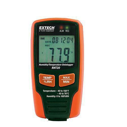 Datalogger/Registrador de dados de umidade e temperatura Extech RHT20 ...