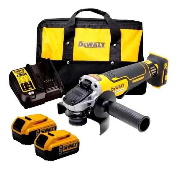Dcg413p2br esmerilhadeira 20v li-ion brushless 4 1/2 2bat dewalt ...