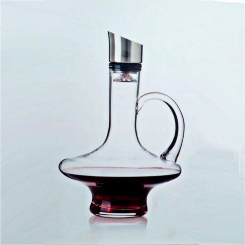 Decanter Vinho Cristal 1,7l Moderno Super Luxo Filtr Aerador - Fast ...