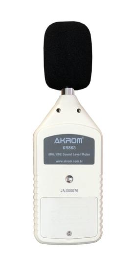 Decibelímetro Dba / Dbc Com Certificado De Calibração Kr863 - Akrom ...