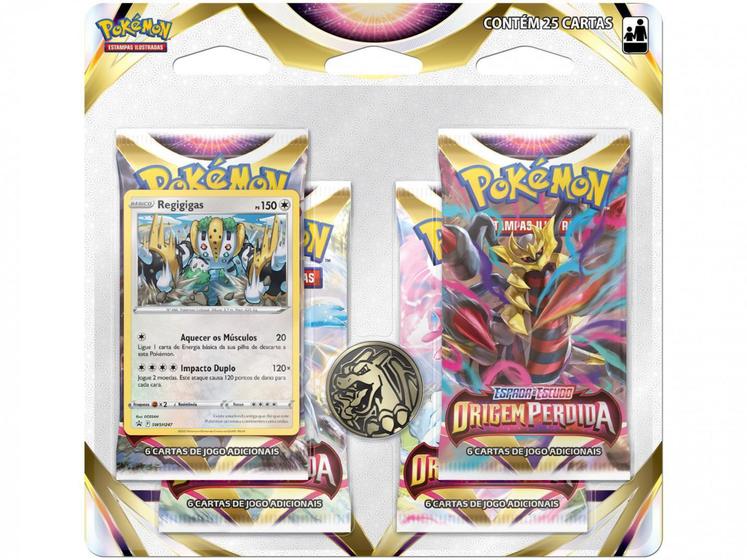 Deck De Cartas Pokémon Estampas Ilustradas Blister Espada E Escudo