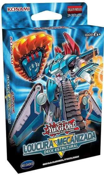 Deck Estrutural Yu-Gi-Oh! Loucura Mecanizada - Devir - Deck de Cartas - Magazine Luiza