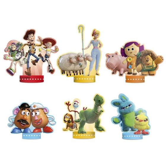 Decoração de Mesa Festa Toy Story 4 - 06 unidade - Regina - Rizzo ...