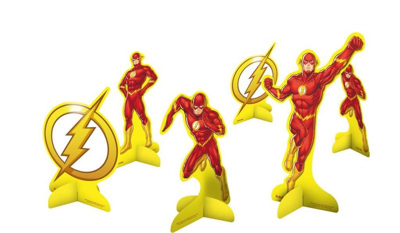 Decoração De Mesa Flash - Festas e Fantasias - Kit Decoração de Festa ...