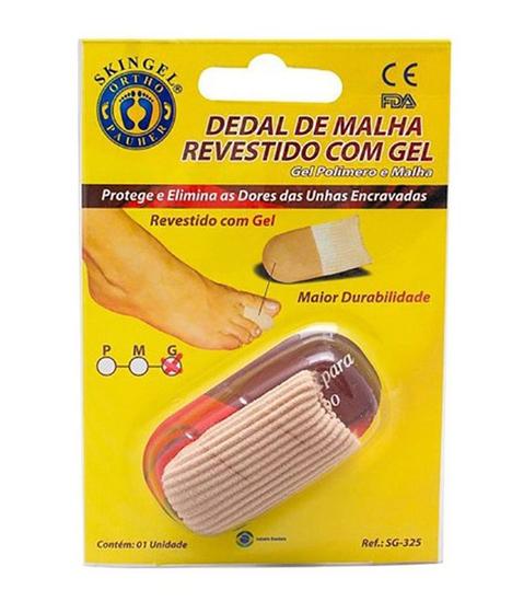 Dedal de Malha Revestido com Gel P SG325 Ortho Pauher - Meia para Coto ...