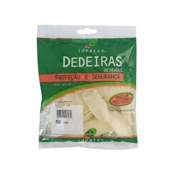Dedeira De Látex C/50 Uni Ideatex - Curativo - Magazine Luiza