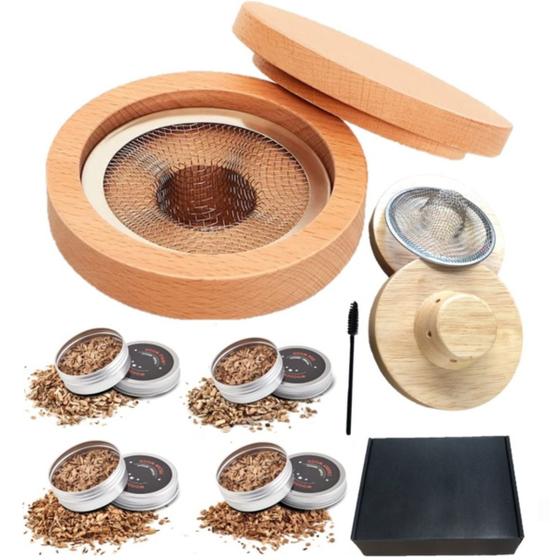 Defumador Profissional Coquetel Drink Lascas Madeira Lenha - NLS ...