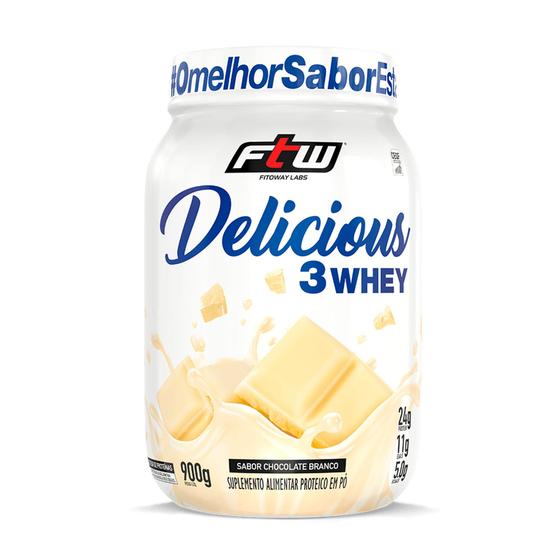 Delicious Whey 3W 900g - FTW - FTW - Whey Protein - Magazine Luiza