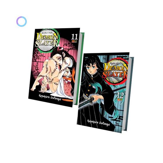 Demon Slayer, Kimetsu No Yaiba Mangá Volume 11 e 12 - KIT - Mangá Demon ...