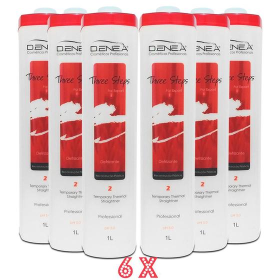 Denea Ativo Passo 2 Escova Progressiva Reconstrução 6x 1l - Progressiva ...