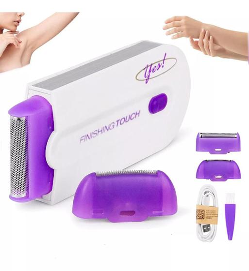 Depilador De Pelo Corporal Yes Finish Touch Light - Depilador Elétrico ...